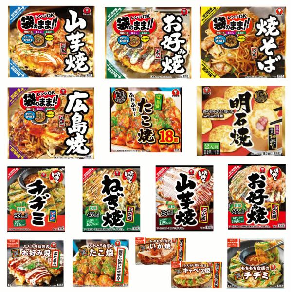 粉もん文化発祥の大阪から、大阪に本社を置くかねます食品の「粉もん」を一堂に集めました。ふわ、とろっとした生地に、キャベツ、具材が入ってとても美味しいです。大阪発の味をお試しください。お好み焼きはレンチンした後に、フライパンで両面を焼くと、更...