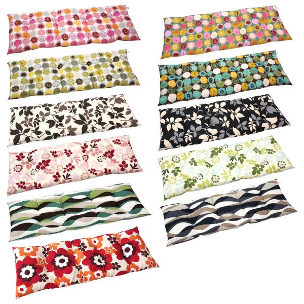 ■ 品質表示サイズ 側サイズ（約）：48×130cm製品サイズ（約）：約43×120cm組成 側地：綿100%詰め物：ポリエステル100%生産国 日本・特徴 カバーに綿（コットン）を使用した北欧柄のかわいいクッション中身にもこだわり他店では...