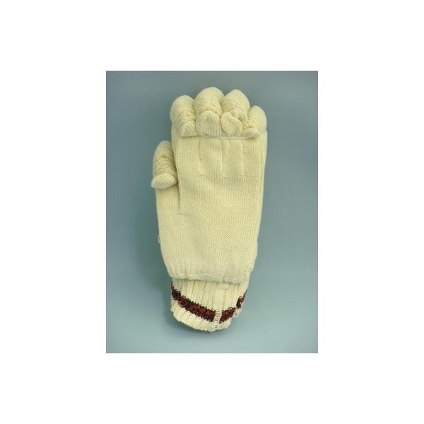 ●品質表示 　 綿１００％ 　●特徴　 ・綿１００％なので吸汗性に富んでいます。 　・手首がカフスなので着脱しやすくなっています。 　・ポリエステル等を含んだ混紡軍手に比べると、熱に強いです。 　（熱は伝わりますので、お気を付けください。）...