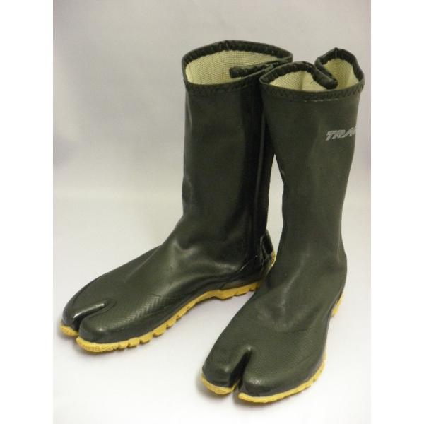 ●品質表示　 表ゴム：天然・合成ゴム　 裏生地：ウーリーナイロン　●色　 黒●サイズ　 中〜特々大●用途　 農耕・園芸・建設用●特徴　 柔らかいゴム張りで軽く、農耕・園芸及び建設用に最適な防水作業靴です。　 脱ぎやすいキックオフ付。※メール...