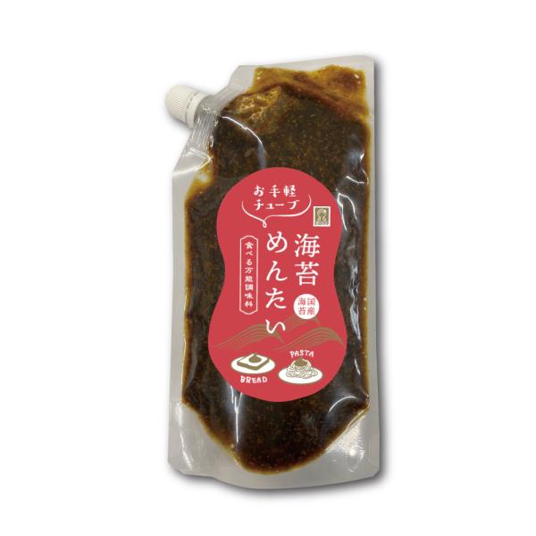 ●海苔めんたい200ｇピリッとした明太子味がごはんとの相性抜群！便利なチューブタイプなので、パンに塗ったり、パスタに和えたりと、調味料の代わりとしてもお使いいただけます。発送日：ご注文から3〜4日後に発送※休業日を除く賞味期限：製造日より1...