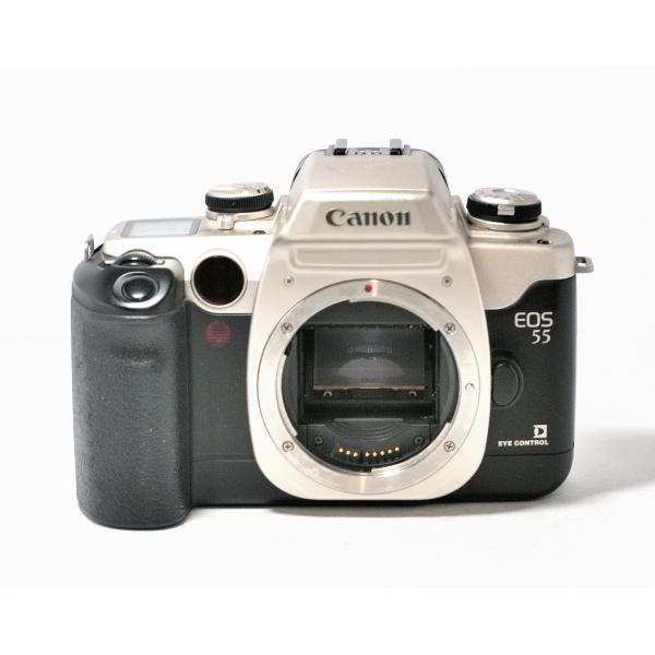 1995年にキヤノン社より発売された35mmフィルム一眼レフ機です。近年のミラーレス機でも採用される機会もある視線入力AF機能ですが、同社では92年発売「EOS 5」に搭載されたのが最初になります。当機はその同機をアップグレードさせ、視線入...