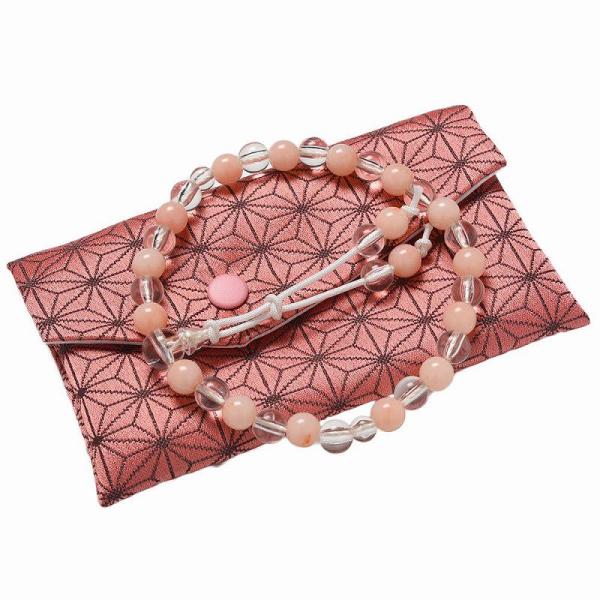 親珠（おやだま） プラスチック：10.3ミリ主珠（おもだま） プラスチック：8.3ミリ二天珠（にてんだま） プラスチック：6.3ミリ念珠袋 横12.6×縦7.8cm箱 なし宗派 天台宗・真言宗・浄土宗・臨済宗・曹洞宗・日蓮宗・浄土真宗本願寺...