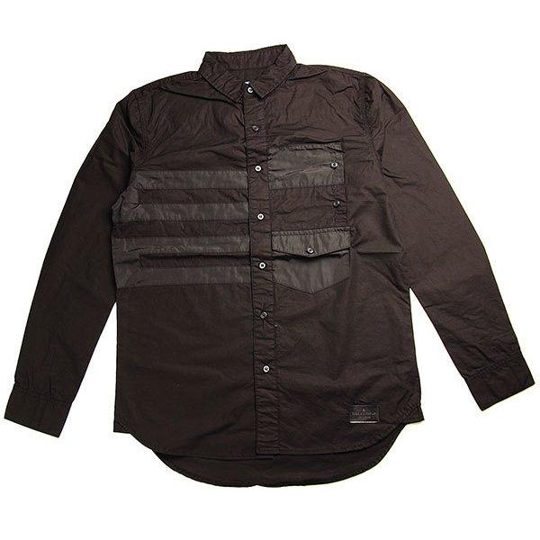 ■LAギャングストリートブランド！！CROOKS &amp; Castlesから新作ボタンシャツを入荷致しました！！別布としてナイロン地を当て込んだデザイン性の高いオススメ商品！！フォーマルでもストリートでも多様に大活躍！！少量入荷ですので...