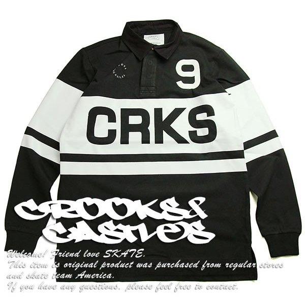 ■LAギャングストリートブランド！！CROOKS &amp; Castlesから新作ラガーシャツを入荷致しました！！大胆にラバープリントのツートン切り返しが入るカッコいいオススメ商品！！クルックスらしいセンス抜群アイテム！！毎期人気のあるス...