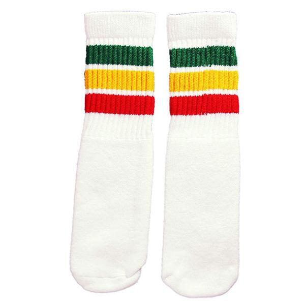 ■US MADEスケートロングソックス！！ベビー・キッズサイズを待望の入荷です！！アメリカ産コットン独特のフワフワした肉厚ソックス！！オールドスクールに履きこなせるスケーターズマストなオススメ商品！！リバイバルも後押しする流行アイテムです！...