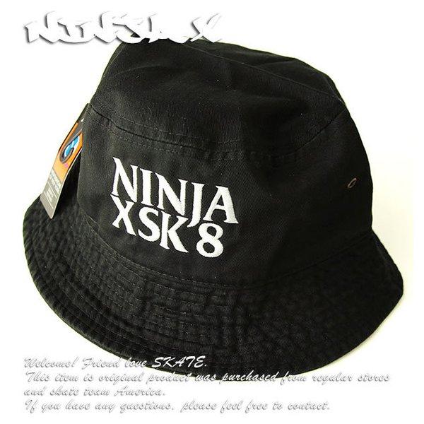 ■当店NINJA Xより2016オリジナルウェアリリースです！！シンプルで使い勝手抜群のバケットハット！！Antiロゴパロディデザイン！！合わせやすいブラックカラーと刺繍ロゴが最高です！！BODYは無地の王道NY老舗ハットブランドNEWHA...