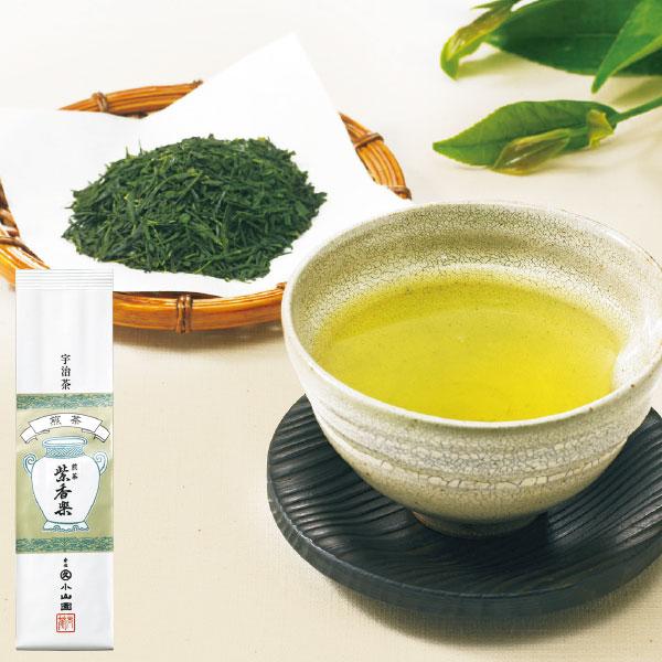 【京都】煎茶　紫香楽（袋）爽やかな香りと上品な渋み。和みを誘う、日本茶の代名詞です。『丸久小山園』宇治小倉の里にて、元禄年間より三百有余年「品質本位の茶づくり」を代々継承してきた、丸久小山園。その伝統の風味が満喫できる、京都みやげです。【内...