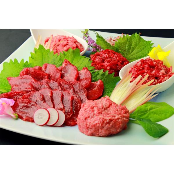 食べたい時に解凍するだけでお手軽に馬刺しがお楽しみいただけます。たれ付き個食包装なので、おすそ分けにも最適です。【内容量・重量】360g（桜うまトロ個食パック75ｇ×2、ユッケ個食パック65ｇ×2、赤身スライス個食パック40g×2）、赤身ス...