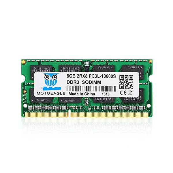 優れた互換性: DDR3/DDR3L 1333 MHz PC3/PC3L 10600S 8GB 204-pin NON-ECC非バッファ型ノートPC用メモリ。一部のMacBook Pro、iMac、Mac miniモデル向けに設計、AMD、...