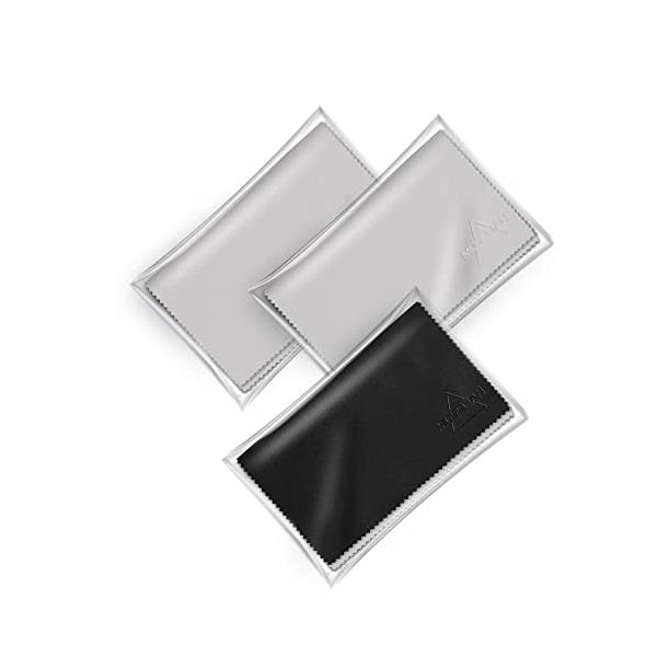 キーボードカバークロスは一枚を３役に当てます。液晶画面の指紋汚れをキレイに拭き取れ、キーボートに被せてホコリを防止でき、液晶画面とキーボードの間に挟んで使用し、液晶画面を優しく守れます。メガネ拭きクロスは超極細繊維（マイクロファイバー）で作...