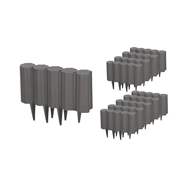 花壇作りに色:ダークブラウン、入数:10個サイズ:約幅23.5×高さ18×奥行き5(cm)、10個を並べた全長約2.35m材質:ポリプロピレン製造国:日本