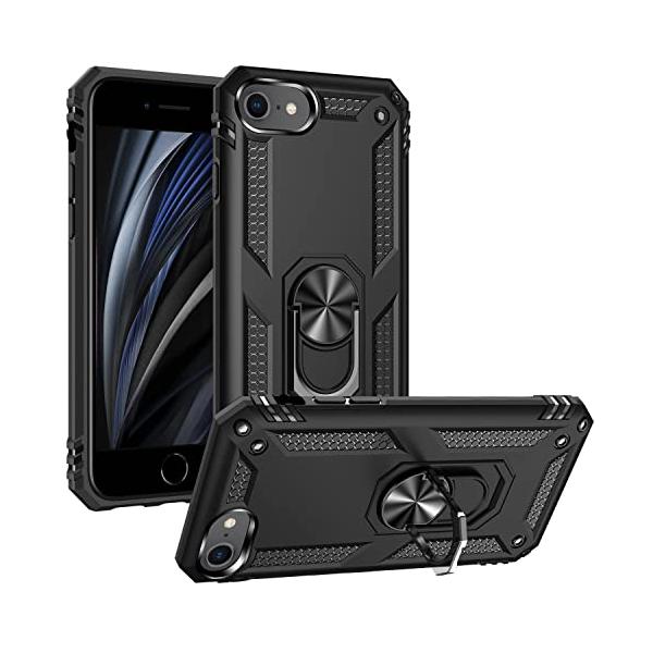 【対応機種】iPhone se 2020 (第3世代)/ se 2020 (第2世代)/iPhone7 / iPhone8ケース（4.7インチ） 機種を間違いないようご注意下さい。【リング付き・スタンド機能】後ろで嵌め込み式リング付き、伝統...