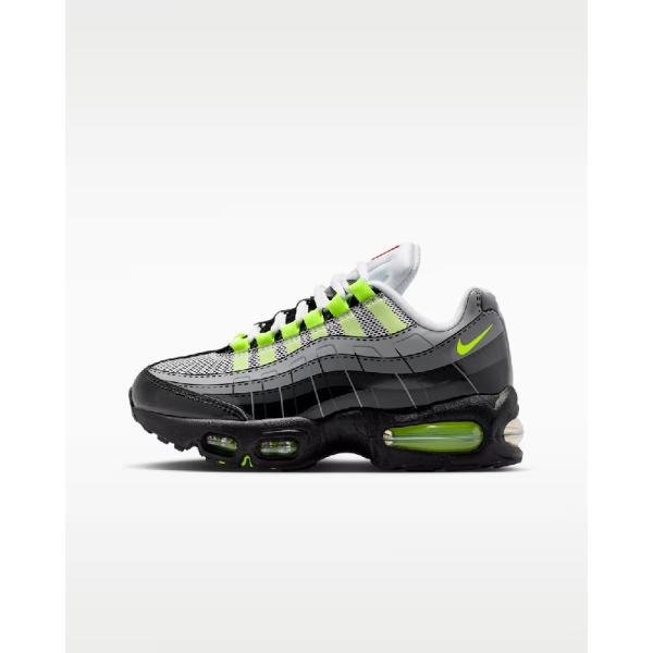 （Nike Air Max 95 x LEGO〓 Collection）ボーイズグレードスクールBoys’ Grade School色：Black/Dark Smoke Grey/Smoke Grey/Metallic Silver型番：I...