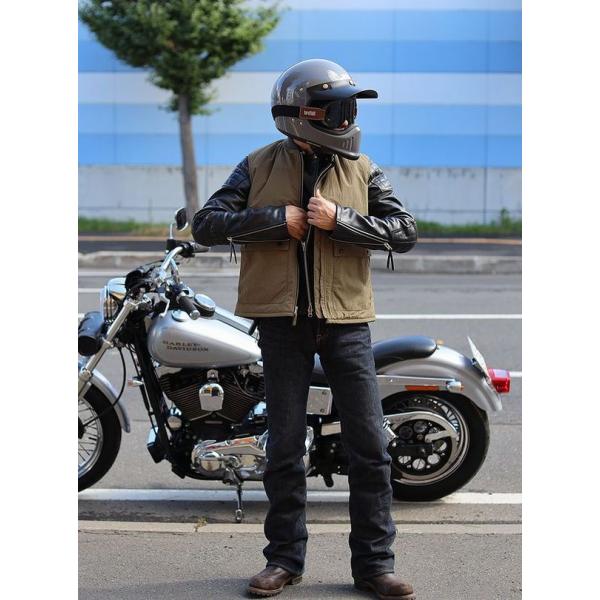 ●ブランド：ALTER KEIS●品名：LAYER VEST レイヤーベスト●品番： 6271-0-660-003●サイズ：M,L,LL,3L■デザインライダースとの重ね着と普段使いを考慮して製作された中綿防寒ベスト。ナチュラルな質感のシワ...