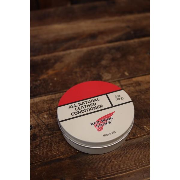 ●ブランド：　RED WING●品名：　97104　ALL NATURAL LEATHER CONDITIONER　オールナチュラル レザーコンディショナー●成分：天然ミンクオイル、蜜ろう、松ヤニ●内容量：85g●Made in USAレッ...