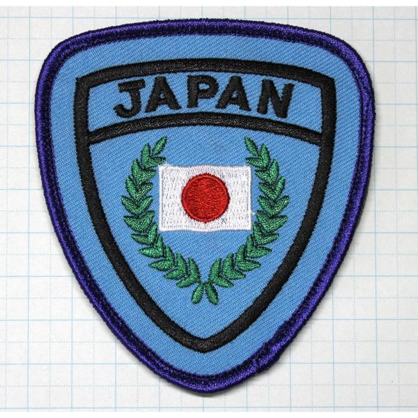 PKO活動を行う隊員の肩に付けるマジックテープ付きワッペン。