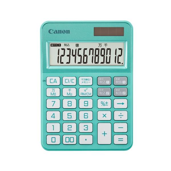 ■特徴税率設定キーを2つ備えたミニ卓上電卓充実の4色カラーバリエーション2種類の税込・税抜計算が可能だから、税率改定時や軽減税率の計算にも便利。店頭や備品使用に適した抗菌仕様。タイプ 抗菌タイプ表示桁数 12桁電源 太陽電池＋アルカリ電池（...