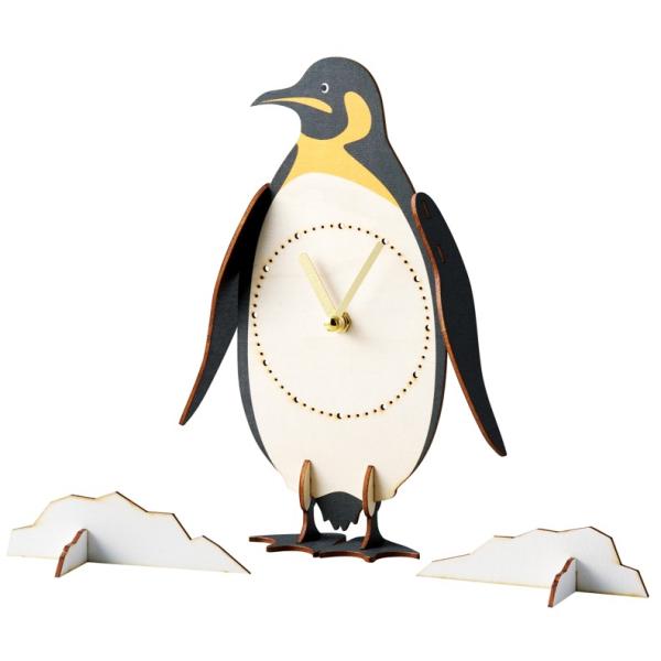 組み立てて使える♪いきもののカタチの楽しいパズルクロック単3電池1本使用（電池は付属しておりません）組立前はA4サイズ氷や草など楽しく飾れるディスプレイパーツ付組立てて作る楽しい時計♪お誕生日のプレゼントやお祝いなどにもオススメです。仕様サ...