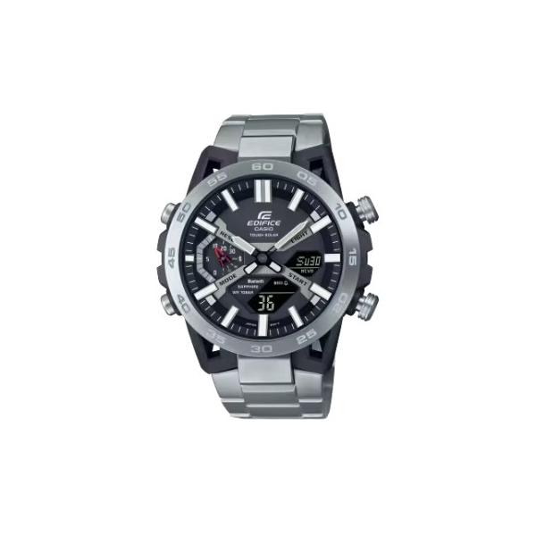 サスペンションアームデザインを採用したEDIFICEのデジタル・アナログコンビネーションモデル「EDIFICEソスペンシオーネECB-2000」シリーズです。フォーミュラカーから着想を得た、EDIFICE史上最も強くモータースポーツコンセプ...