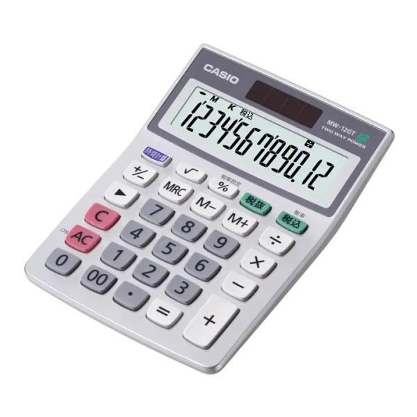 グリーン購入法基準に適合し、エコマークも取得。卓上でも手持ちでも活躍するミニジャストタイプです。12桁表示。◆商品概要◆■製品特長時間計算機能税計算（税額計算や税率の変更可能）傾斜表示グリーン購入法適合商品エコマーク商品（06135002）...