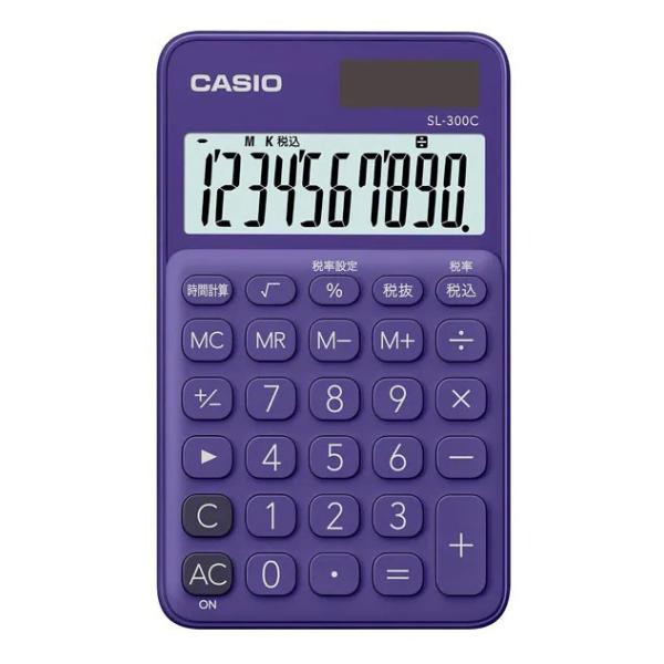 毎日がもっとワクワクする、ポップでキュートな電卓。丸みのあるフラットなキー形状を採用し、カジュアルなデザインとの統一感を演出しました。小型軽量で携帯に便利な手帳タイプ。◆商品概要◆■製品特長時間計算機能税計算（税額計算や税率の変更可能）■製...