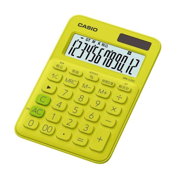 毎日がもっとワクワクする、ポップでキュートな電卓。丸みのあるフラットなキー形状を採用し、カジュアルなデザインとの統一感を演出しました。卓上でも手持ちでも活躍するミニジャストタイプ。■製品特長時間計算機能税計算（税額計算や税率の変更可能）傾斜...