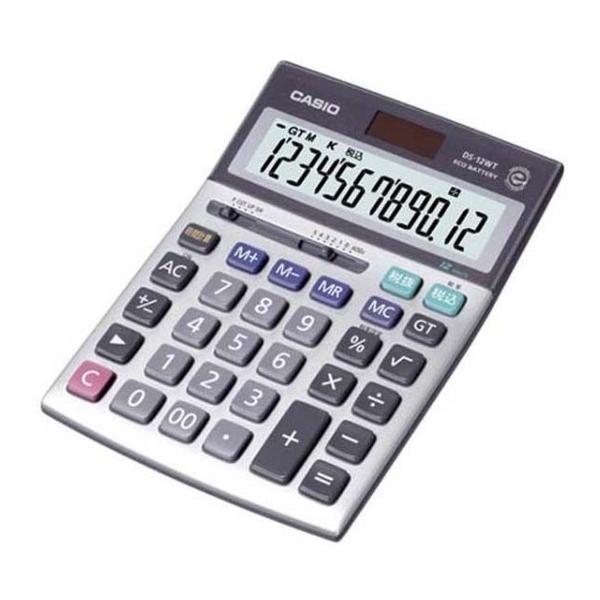 この商品はメーカー再生品ですメーカー1年保証です サンプルなど使用されたものをメーカー検品し再出荷しています。(化粧箱にははいっていません)■商品特徴・消費税計算もらくらく！税計算機能付き時間計算機能／１２桁机の上にこれ１台！キーが大きいデ...