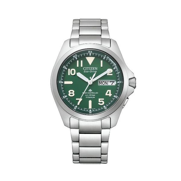 ■商品特徴・電波時計・エコドライブ・20気圧防水精度　±15秒／月（非受信時）　 重量　100g　 厚み　11.4mm　 ケースサイズ　39.0mm　ケース　スーパーチタニウム　 表面処理　デュラテクトチタンカーバイト　(シルバー色)　 ガ...