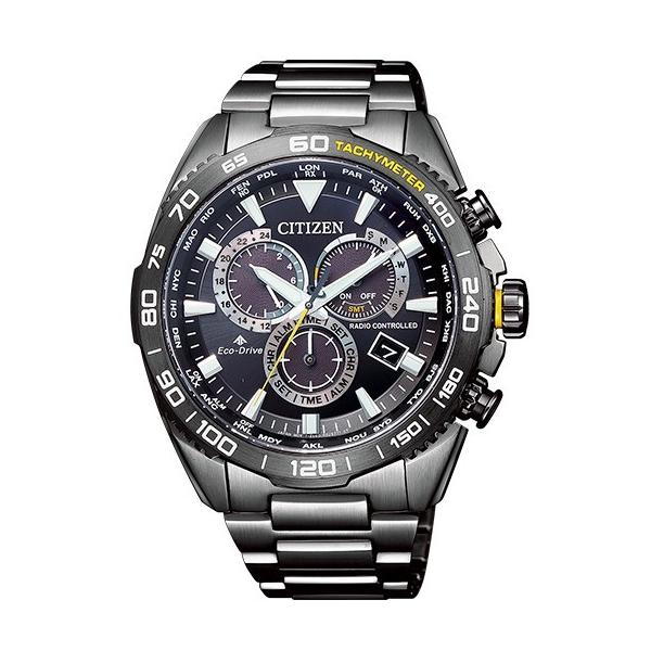 ■商品特徴・ワールドタイム電波時計・ステンレス・20気圧防水・クロノグラフ精度　±15秒／月（非受信時）　 厚み　12.6mm　 ケースサイズ　44.6mm　ケース　ステンレス　 表面処理　めっき　(グレー色)　 ガラス　サファイアガラス（...