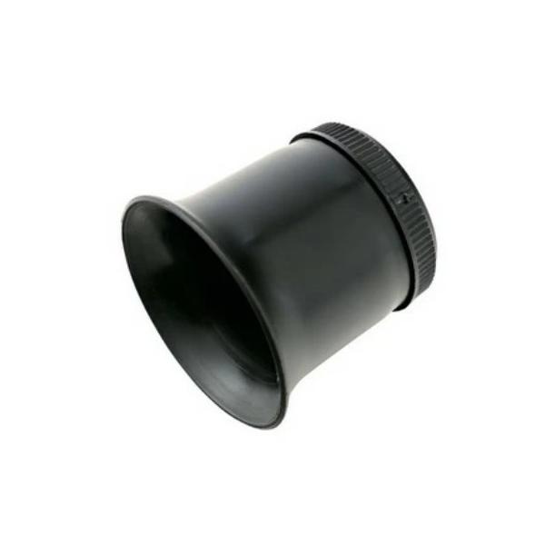 目のくぼみに挟んで使用するハンズフリールーペ！目のくぼみに挟んで使用する倍率5倍の高倍率ルーぺです。両手を使用する精密作業などに向きます。時計の修理、 精密機器組立てなどで大変役立ちます。オススメ用途：時計、小物修理など手先の細かい作業、ミ...