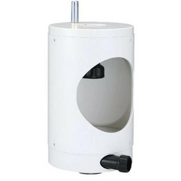 天頂付近の天体のスムーズな観察・撮影に三脚と赤道儀・鏡筒の間に距離を持たせて死角をなくします。通常は赤道儀や鏡筒が三脚にあたって望遠鏡を向けることが難しい天頂付近の天体なども、スムーズに観察・撮影をすることができます。