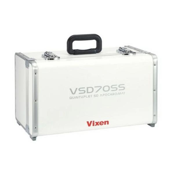 VSD70SS鏡筒の専用ケースVSD70SS鏡筒専用のハードケースです。鏡筒単体のほか、スライドバーを取付けた状態でも収納できます。鏡筒を収納した際、接眼部まわりに広い空間ができるよう設計していますので、各種アクセサリーを取付けたままでも収...