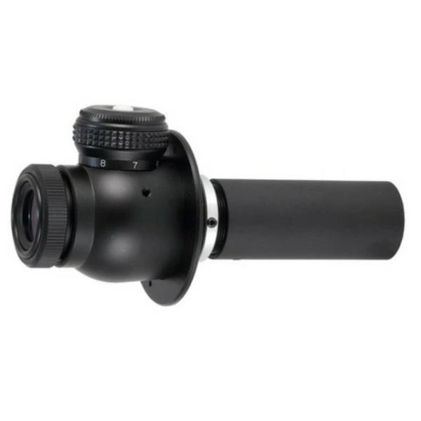 手軽な操作で赤道儀を高精度設置。視野周辺像を改善し、視認性が向上！北極星と近隣の星2つ（合計3つ）を内蔵スケールの所定位置に導入することで手軽に3分角以内の精度で極軸を合わせることができます※。新設計の接眼レンズの採用により視野周辺像を改善...