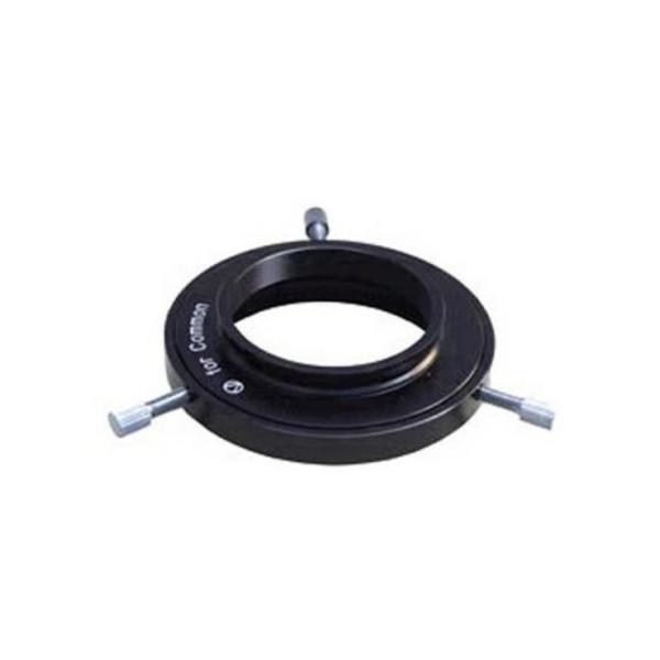 天体望遠鏡による直焦撮影の際にTリングのネジ込み部分を分解取り付けすることにより、ケラレの原因となる内径を大きくします。フィルム一眼レフカメラ、フルサイズデジタル一眼レフカメラ使用時に有効なパーツです。