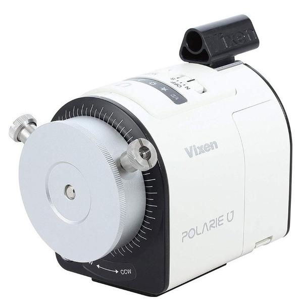 ポラリエUは持ち歩けるコンパクトな自動追尾装置です■微動：ウォームホイールによる全周微動、φ58.4mm・歯数144山、材質/アルミ合金■ウォーム軸：φ9.8mm、材質/真鍮■極軸：φ40mm、材質/アルミ合金■ベアリング数：2個■駆動：パ...