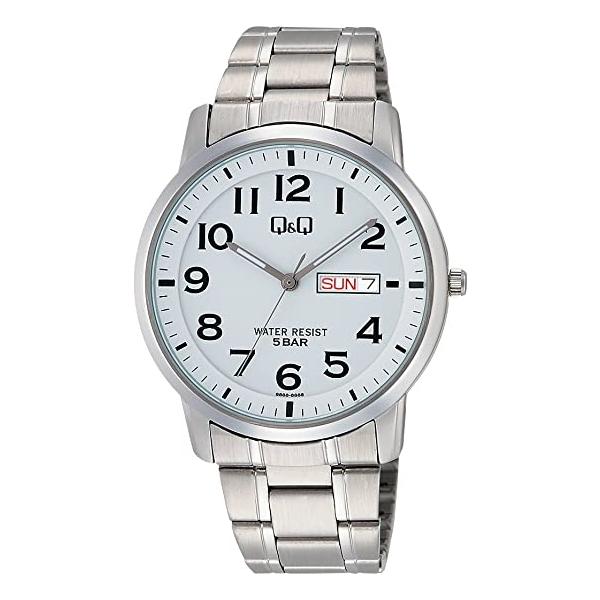 必ず読んでください★出荷日は目安です。保証するものではございません。◆商品概要防水機能:5気圧防水厚み:約9.5mm重量:82g材質:ケース[ステンレス]　　 バンド[ステンレス]　　 風防[アクリル]時刻表示:時・分・秒