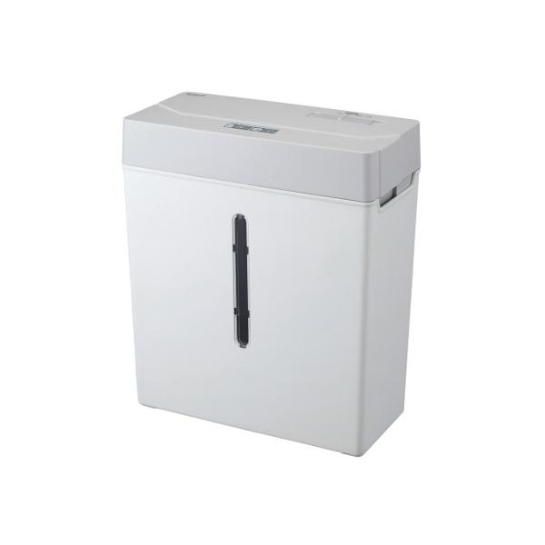 スリムデザインでコンパクトスイッチ操作だけで自動細断が可能・ご使用上の注意取扱説明書を必ずお読みください子供を本機に近づけないでください最大細断枚数以下でご使用ください◆仕様本体寸法 W308xD148xH350mm本体重量 3.6kg投入...