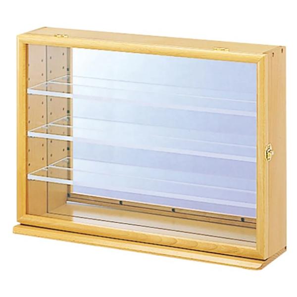 ●本体寸法:W470×D120×H345mm●本体重量:約3.8Kg●材質:本体/天然木棚板・扉面/アクリル裏板/MDF背面鏡板/ガラス(鏡面仕上げ)棚受けダボ/スチール●付属品:棚板/3枚棚受けダボ●完成品※追加できるオプション棚板は・ア...