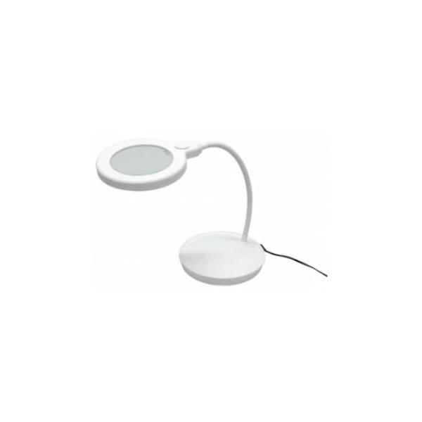 ◆商品特徴細かな作業など様々なシーンで活躍するＬＥＤ付スタンドルーペです。ＬＥＤ２４球で非常に明るい視界が特徴です。明るさが調整できる３段階調光センサー式です。倍率/２倍　レンズ径/１００ｍｍサイズ：全長約４９０ｍｍ、アーム約２５０ｍｍ、台...