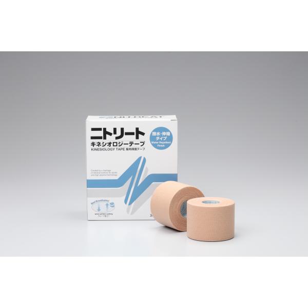 ■商品情報水や汗に強いテープです。ウェーブ塗工で抜群の通気性。粘着剤をウェーブ状に塗布することで高い通気性を実現。不快な蒸れを予防します。■商品仕様●商品サイズ：50ｍｍ×5m●個装サイズ（W×H×D）：140×155×70●基材：綿・ポリ...