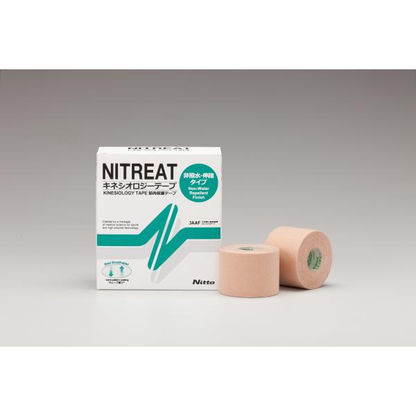 ■商品情報アクリル系ゲル粘着剤で肌に優しいテープです撥水性があり、重ね貼りに適しています。■商品仕様●商品サイズ：50ｍｍ×5m●個装サイズ（W×H×D）：140×155×70●基材：綿・ポリウレタン伸縮布（撥水）/粘着剤：アクリル系/その...