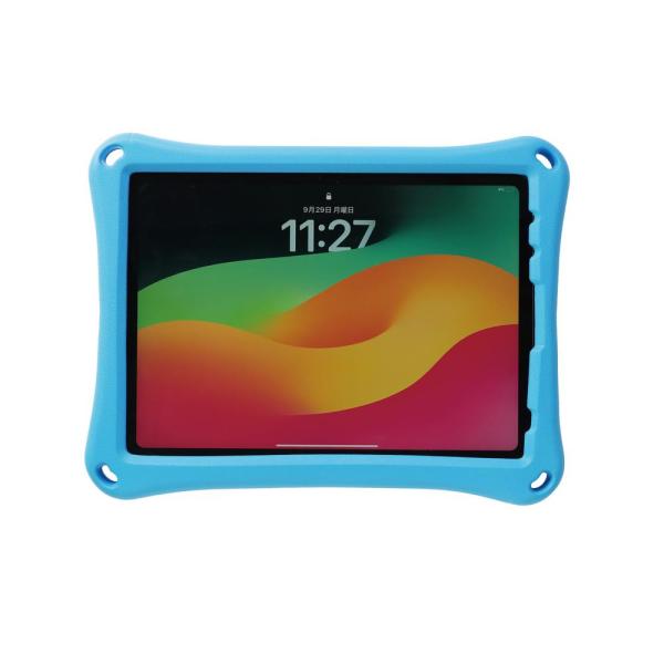 軽くて丈夫なタブレットケース！衝撃を吸収しやすい弾力設計！スタンド機能付●285×218×26mm●ヘッダー付袋入●EVA