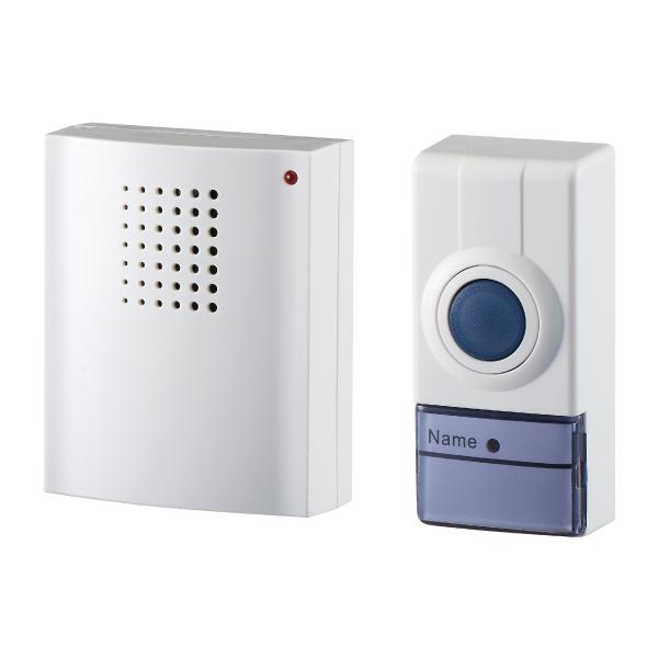 ■商品特長配線が不要なワイヤレスタイプ(無線式)なので設置が簡単！付属のベルトフックで持ち運びもできて便利！一般家庭や店舗・事務所における呼び出しや報知用に最適です。IDコード(識別符号)が約100万通りなので混信の心配がありません。■商品...