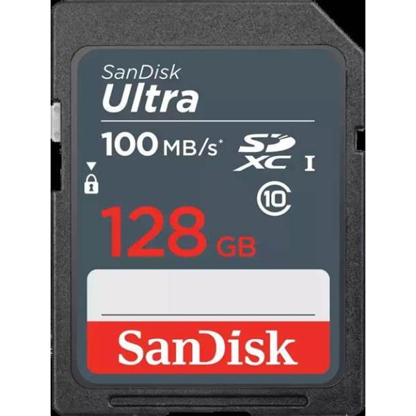 ・容量128GB・読取り速度最大100MB/s・スピードクラスC10・カードタイプSDXC