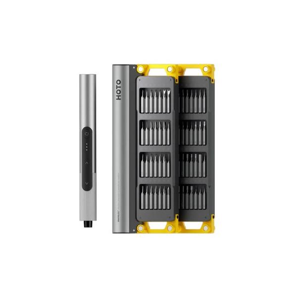 ■商品詳細HOTO SnapBloq - あなたの趣味を広げる魔法のブロック型ツールキット「SnapBloq」シリーズは、DIYや精密作業を楽しむ方々に最適な、カスタマイズ可能なモジュール式ツールキットです。「ペン型電動工具」と「多彩なブロ...