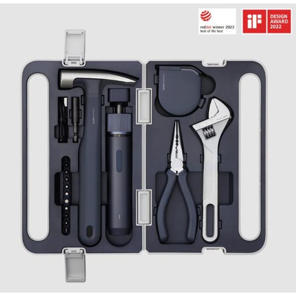 ■商品詳細電動の3.6V ドライバーキットとDIYに必要不可欠なツールのセット。このツールセットで、あらゆるDIYニーズに対応します。主な特徴：・DIY初心者に最適・3.6V ドライバーキット（USB Type-C充電）・取り外し可能なラバ...