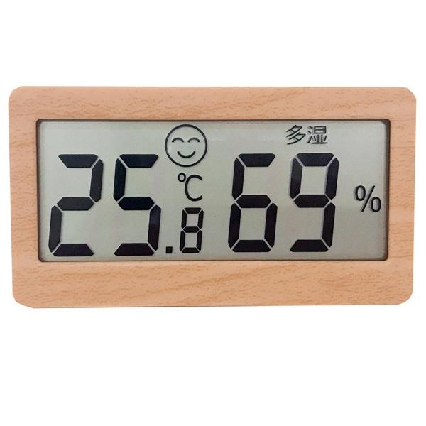 ■商品特長木の風合いで温かさ、数字で確かな快適。心地よい空間を演出。・木目調の外観でインテリアにもマッチしやすい・横88mm、縦48mmと小型の温湿度計・ニコニコマークで快適度を表示・背面マグネット付き・卓上スタンド付き■製品仕様☆本体サイ...