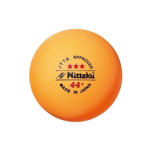 プラスチック製の3スターボール。長年の実績と信頼。ゆるぎない品質。徹底的に研究し、ていねいに選び抜いた高品質の44ミリラージ公認球です。素材:プラスチック(ABS樹脂)日本卓球協会公認(NO.111308NTB01)