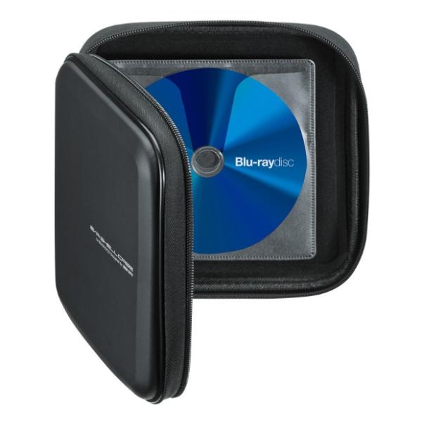 ブルーレイディスクの収納に対応した凹凸が少なく柔らかい不織布を採用しています。ディスクカバー層への凹凸の転写をできるだけ防ぎます。ケース部分はEVA素材のセミハードケースでメディアを衝撃からしっかり保護します。持ち運びに便利なファスナータイ...